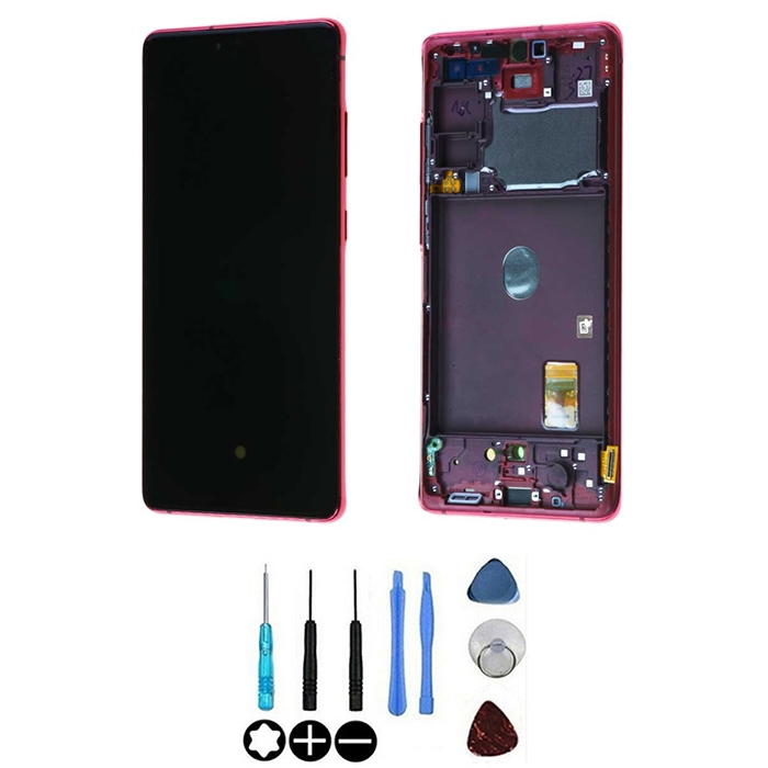 Ecran Display LCD Complet Rouge Pour Samsung Galaxy S20 FE 5G (G781B)