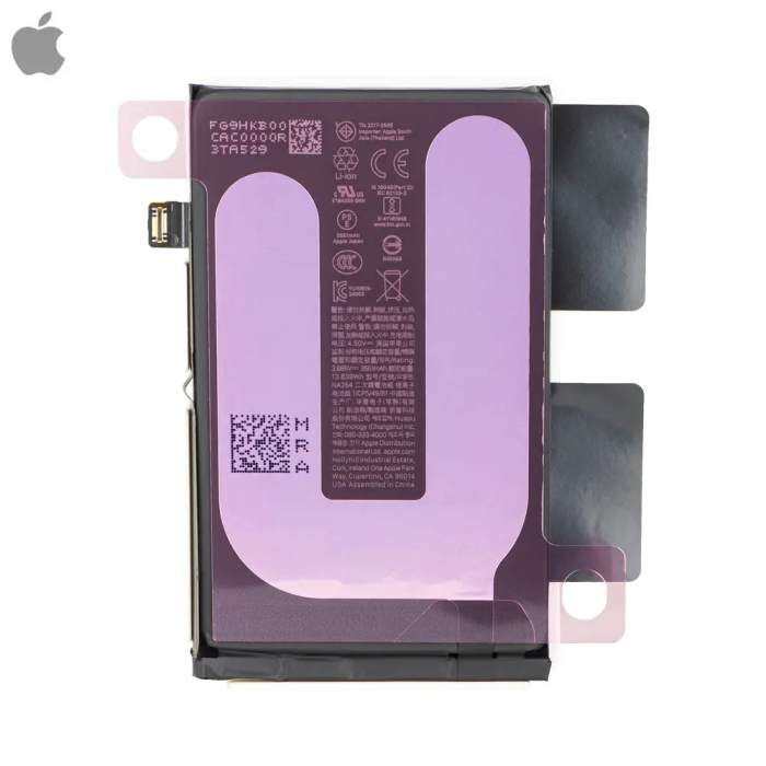 Batterie Originale Apple iPhone 16 661-44796 A3081 A3286 A3287 A3288