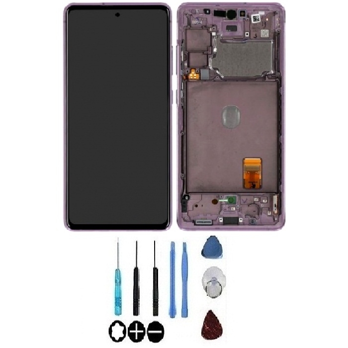 Original Ecran Display LCD Complet Violet Pour S20 FE G780F