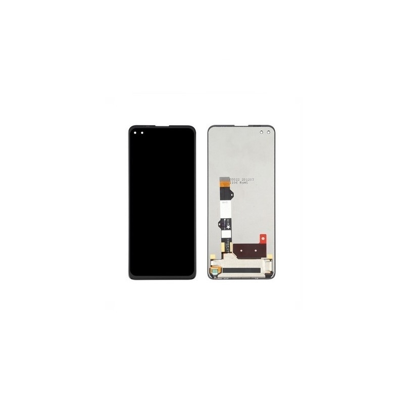 Original Ecran LCD et tactile Blanc Avec Châssis Pour Motorola G100