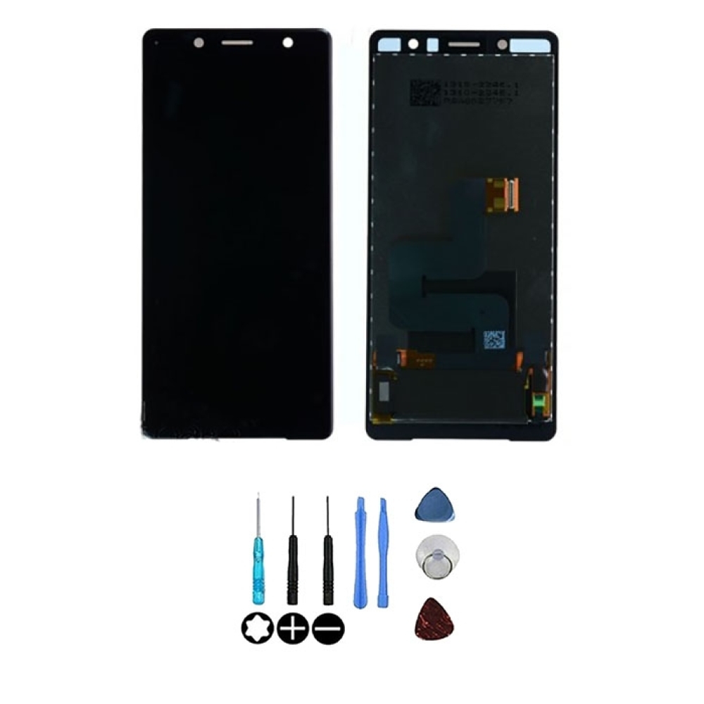 Ecran Complet LCD Et Vitre Tactile Noir Pour Sony Xperia XZ2 Compact H8324 H8314