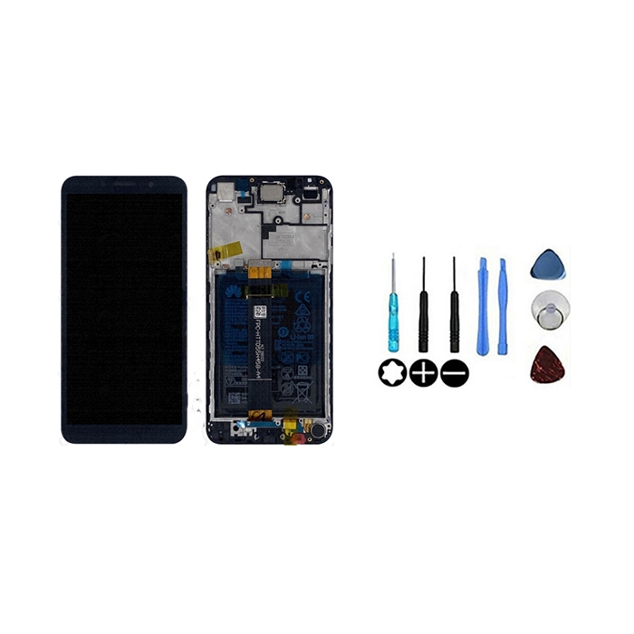 Original Ecran Display LCD Complet Noir Pour Huawei Y5P DRA-LX9